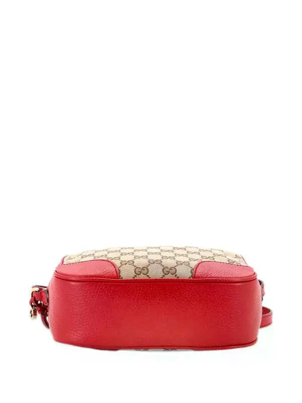 Gucci Bree Disco Gg Canvas With Leather Mini Crossbody Bag