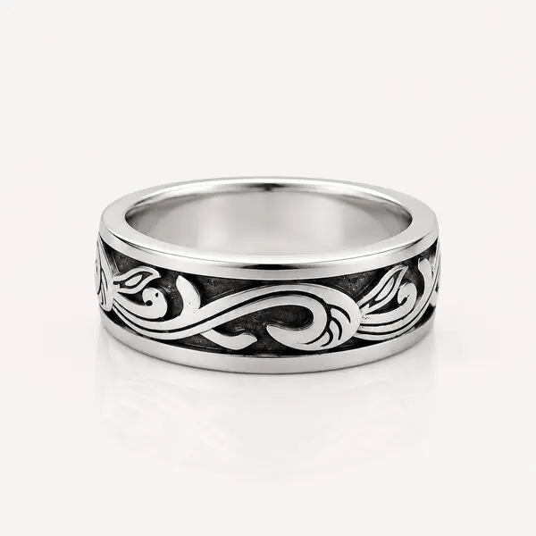 OUTRAGE LONDON Plant Band Ring