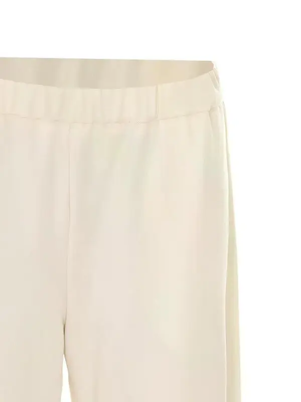 RUE DU BAC Elasticated Straight-leg Trousers