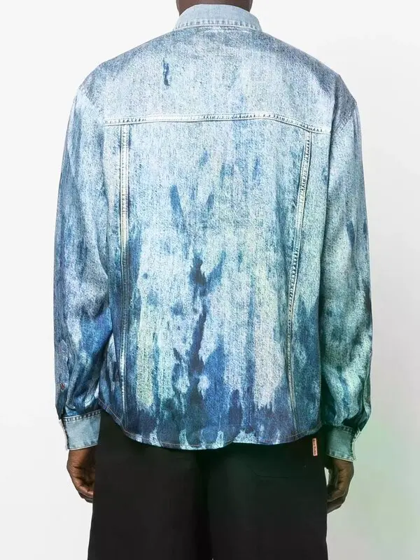 DIESEL® Bleached-effect Denim Shirt