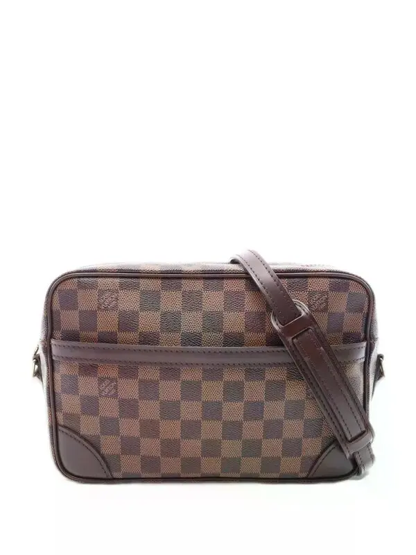 LOUIS VUITTON 2006 27 Trocadero Damier Ebène Shoulder Bag - Brown