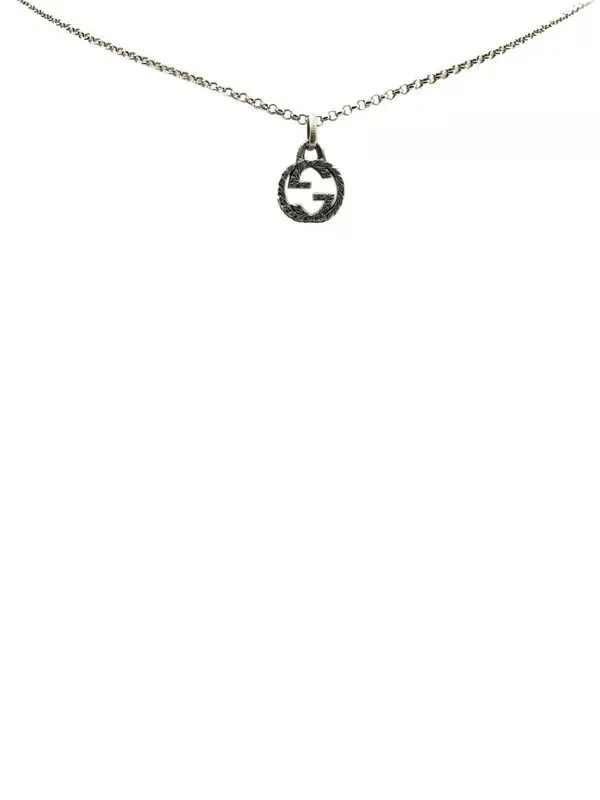 Gucci 2000-2015 Sterling Interlocking G Necklace Costume Necklace