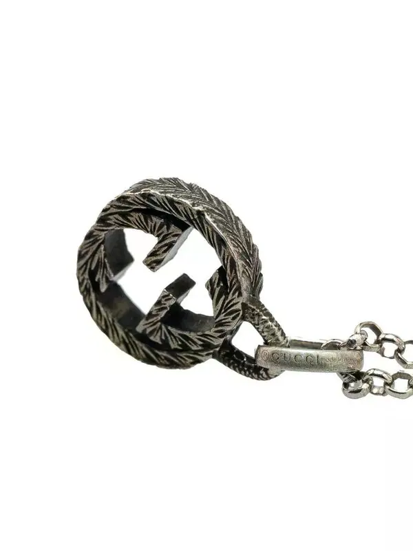 Gucci 2000-2015 Sterling Interlocking G Necklace Costume Necklace