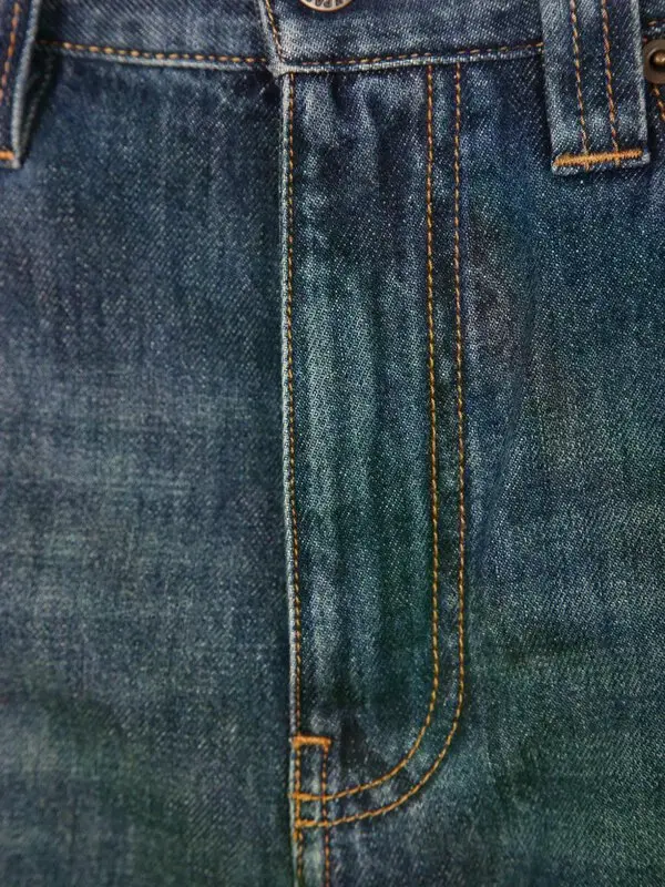 DARKPARK Lexie Faded Wide-leg Jeans