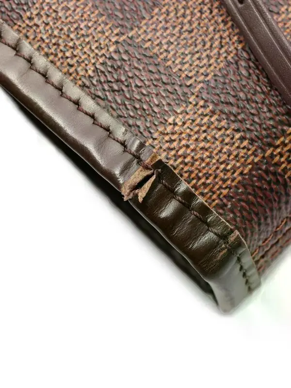 LOUIS VUITTON 2012 Mm Neverfull Damier Ebene Tote Bag - Brown