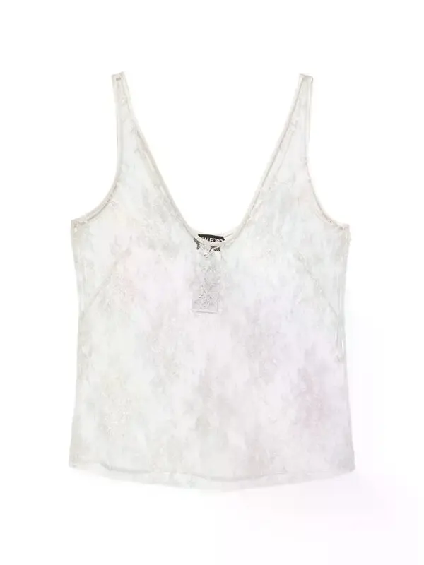 TOM FORD Lace-overlay Top