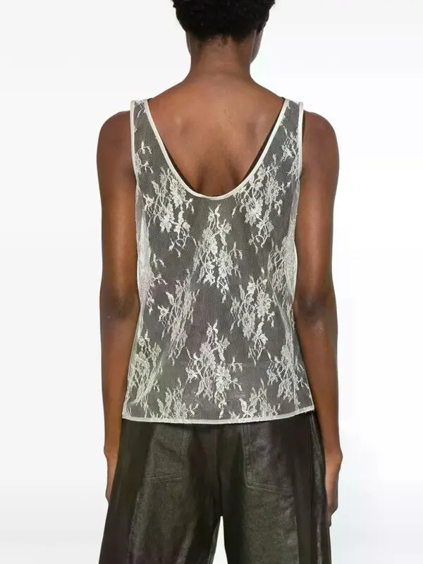 TOM FORD Lace-overlay Top