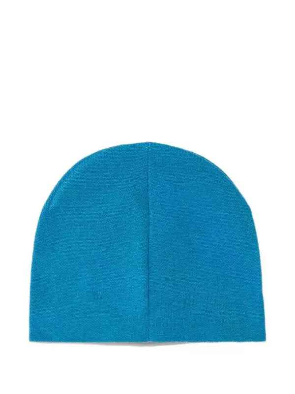 DIESEL® Wool-blend Beanie With Oval D Logo - Blue