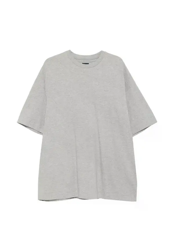 JUUN.J Logo-embroidered Graphic-print T-shirt