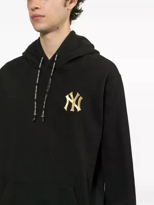 New Era New York Yankees Logo-embroidered Hoodie
