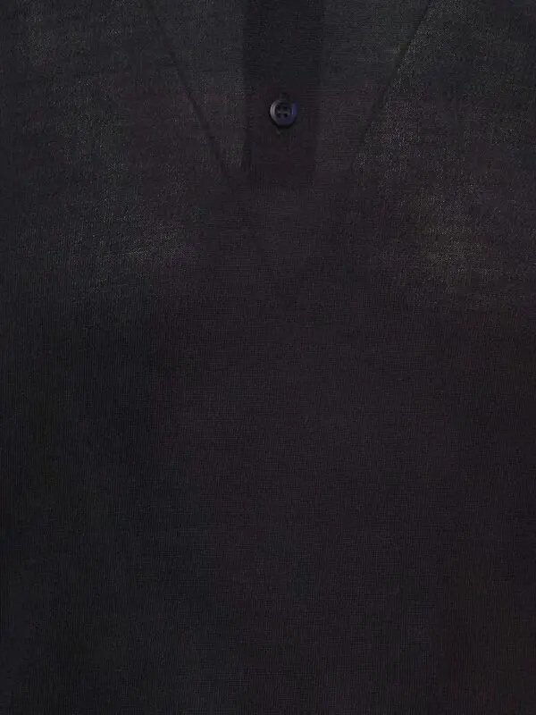 Prada 2024 Long-sleeve Polo Sweater