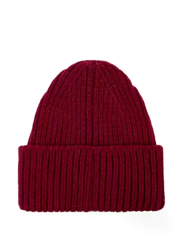 UGG Logo-patch Chunky-knit Beanie Hat