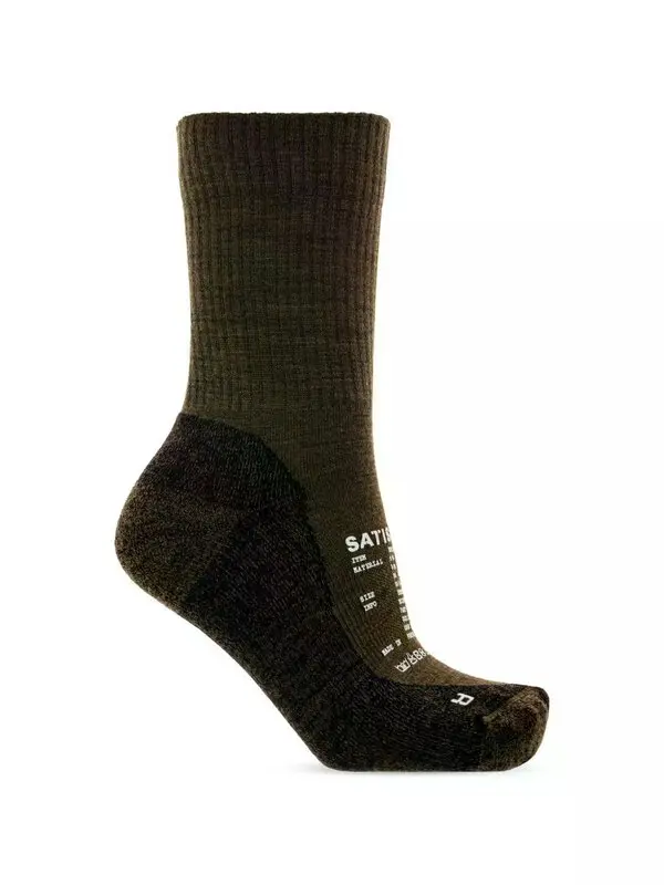 Satisfy Ribbed Wool-blend Socks