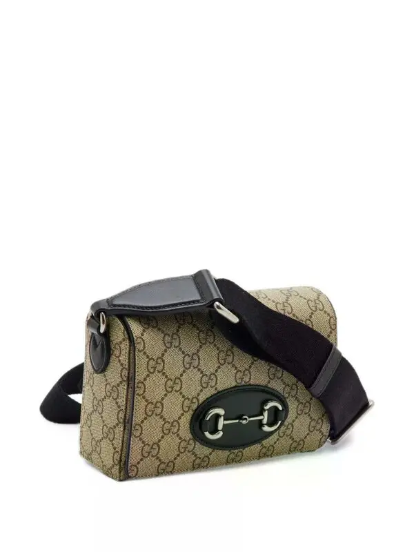 Gucci 1955 Horsebit Gg Supreme Shoulder Bag