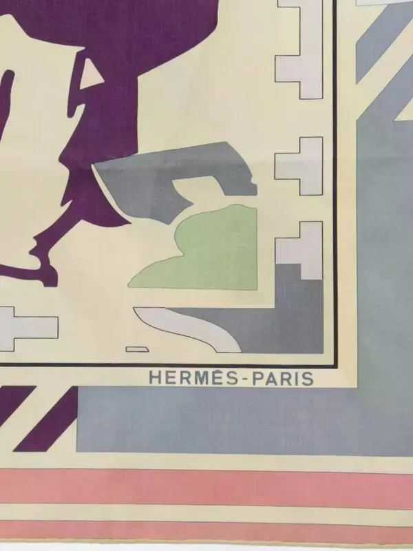 Hermès 2010s Puzzle Scarf