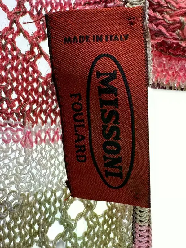 Missoni Knitted Zigzag Scarf