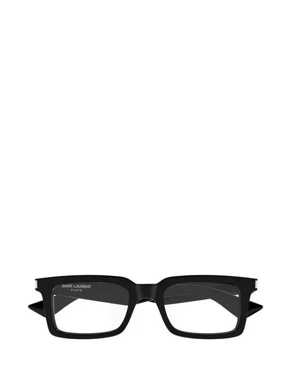 Saint Laurent Rectangle-frame Glasses - Black
