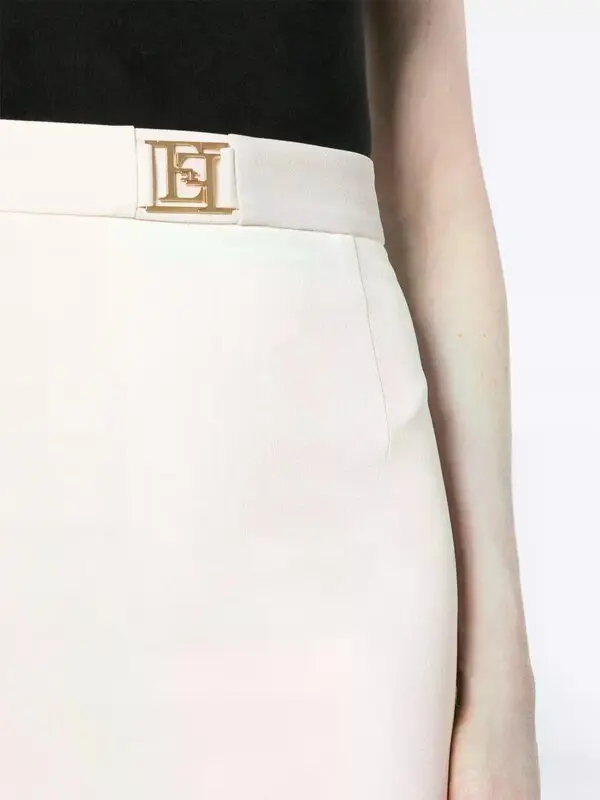 Elisabetta Franchi Logo-plaque Mini Skirt