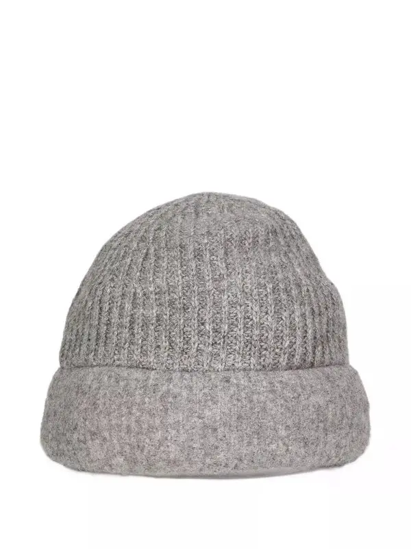 HED MAYNER Ribbed-knit Beanie Hat - Grey