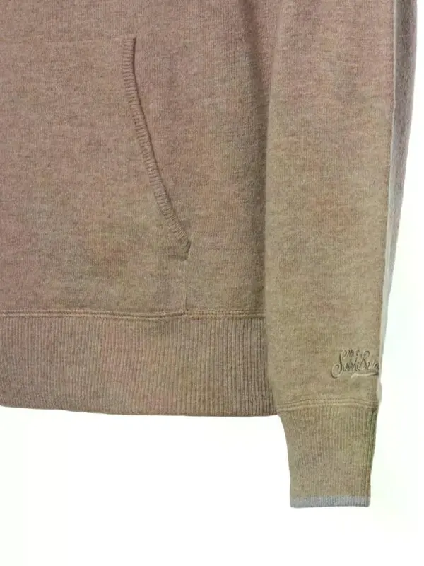 MC2 SAINT BARTH Logo-embroidered Wool Hoodie