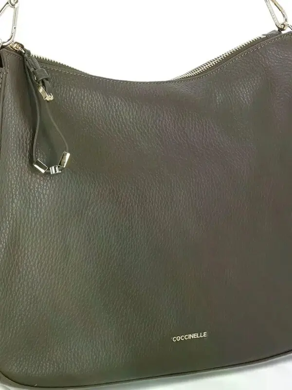 COCCINELLE Medium Nory Grained Leather Tote Bag