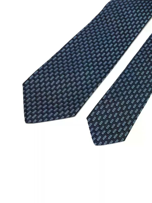 Kiton Geometric-pattern Tie