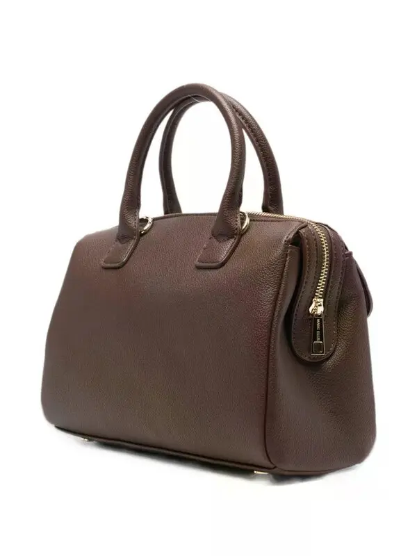 MARC ELLIS Alysa Logo-plaque Pebbled-effect Tote Bag