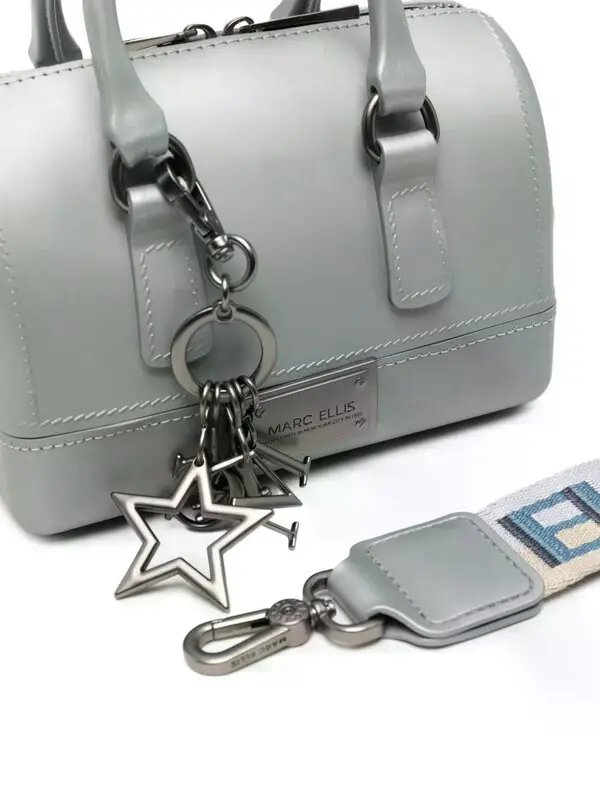MARC ELLIS Flat Estrel S Star-charm Logo-plaque Tote Bag - Grey