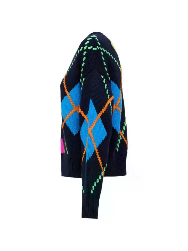 Mira Mikati Argyle Sweater