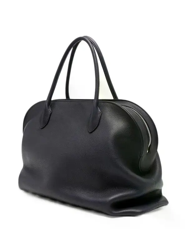 THE ROW Agnes 16 Leather Tote Bag - Blue