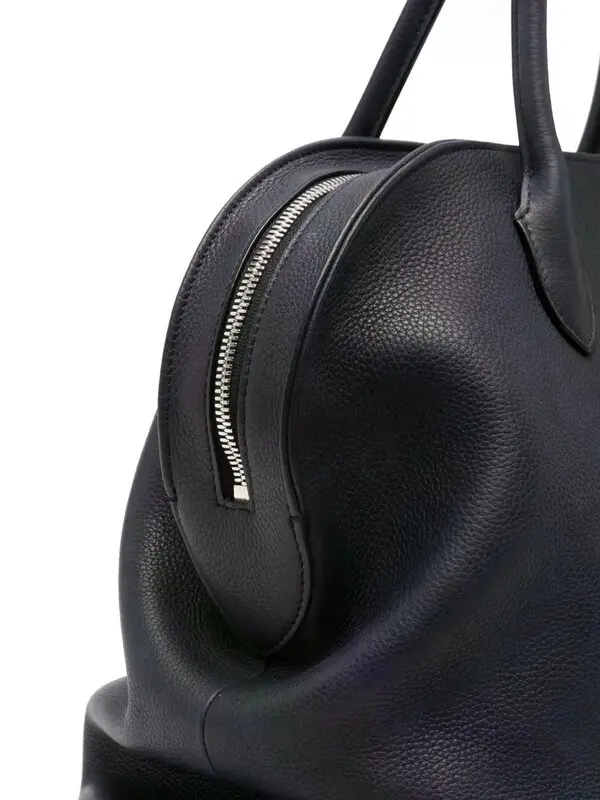 THE ROW Agnes 16 Leather Tote Bag - Blue