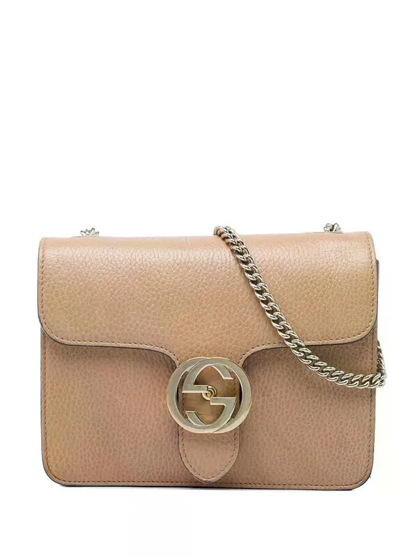 Gucci 2016-2026 Small Dollar Calfskin Interlocking G Crossbody Bag