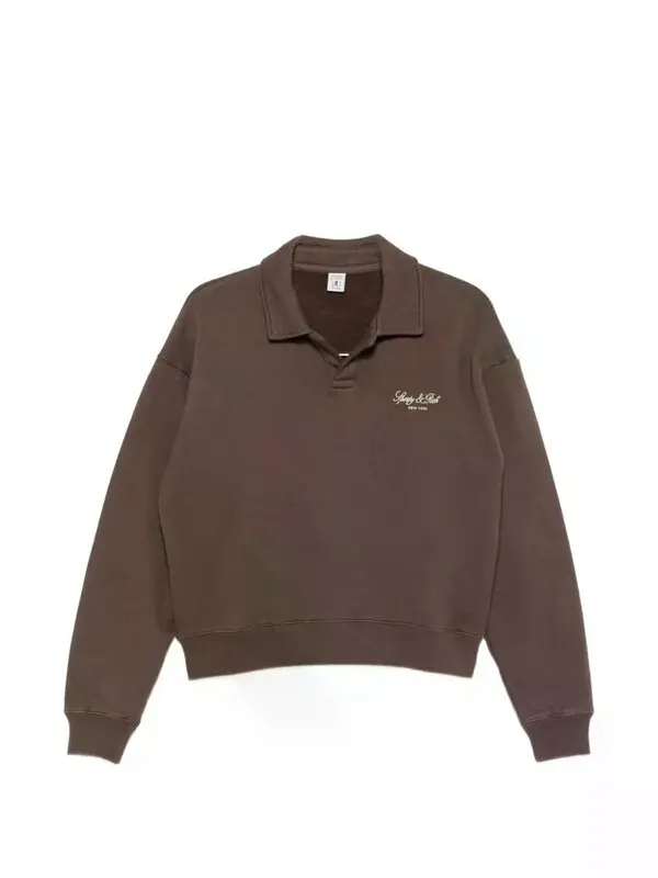Sporty & Rich Logo-embroidered Sweatshirt