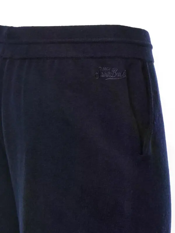 MC2 SAINT BARTH Drawstring-waist Wool Track Pants