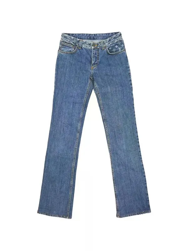 LOUIS VUITTON 2008 Monogram Denim Jeans