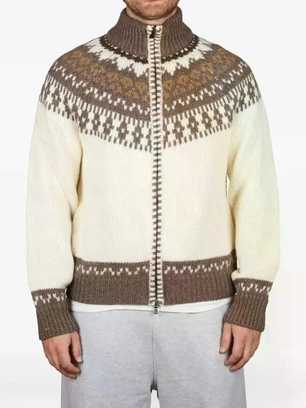 Altea Fair Isle Zip-up Cardigan