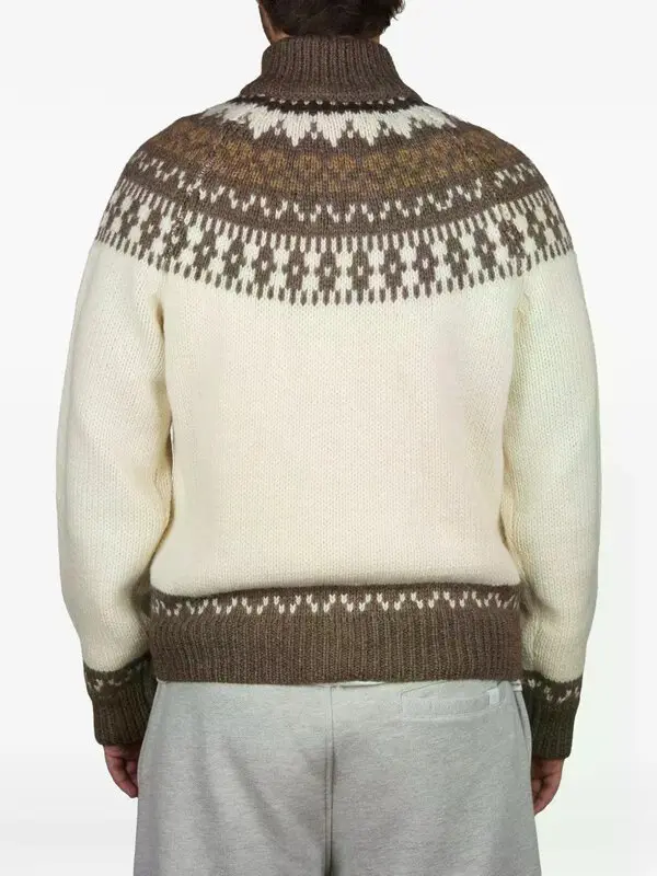 Altea Fair Isle Zip-up Cardigan