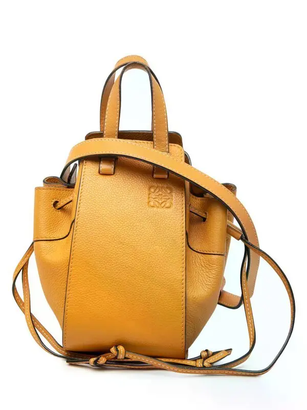 Loewe 2020 Mini Leather Drawstring Hammock Bag Satchel