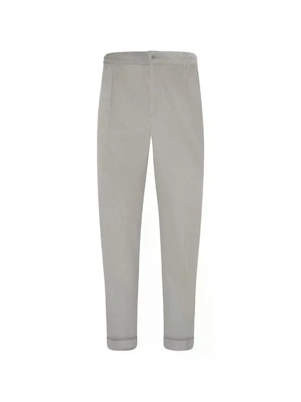 Kiton Pleated Corduroy Trousers