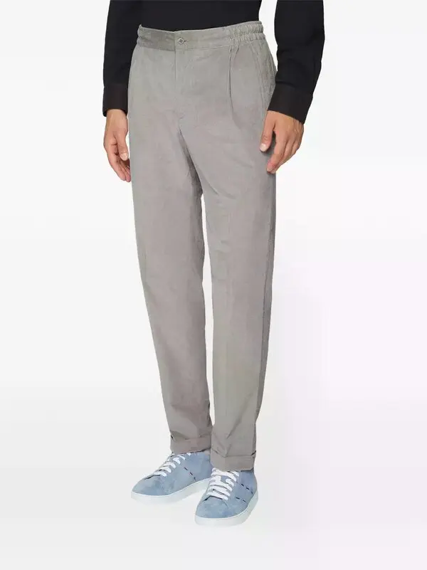 Kiton Pleated Corduroy Trousers