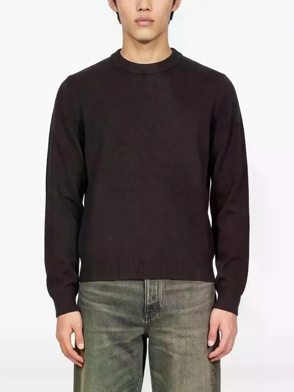 SUNFLOWER Crew-neck Ribbed-trim Sweater