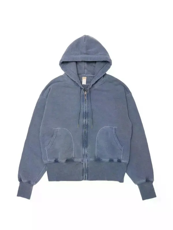 TAIGA TAKAHASHI Lot.615 Zip-up Hoodie - Blue