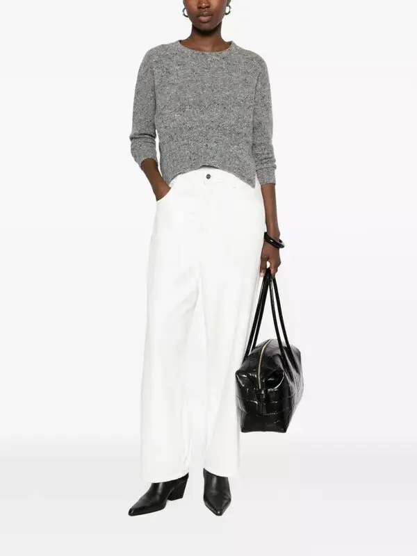 Liviana Conti Flecked Side-slit Sweater