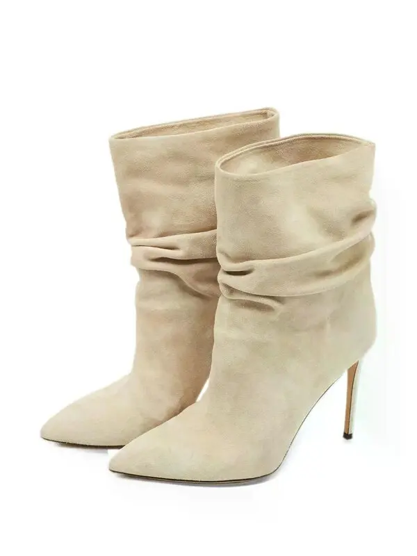 Paris Texas Leather Pointed-toe Ankle Boots