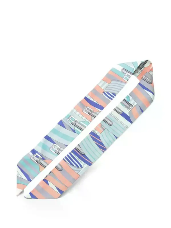 Hermès 2000s Les Sangles Twilly Scarf