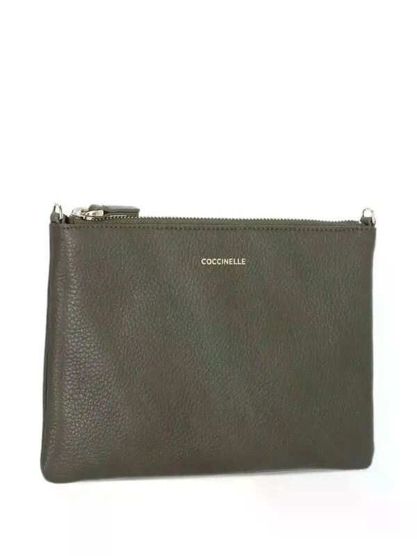 COCCINELLE Grained-leather Clutch Bag