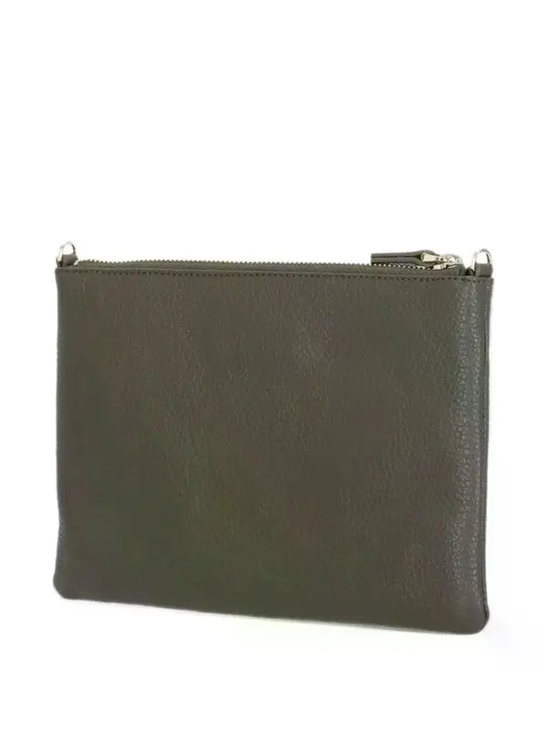COCCINELLE Grained-leather Clutch Bag