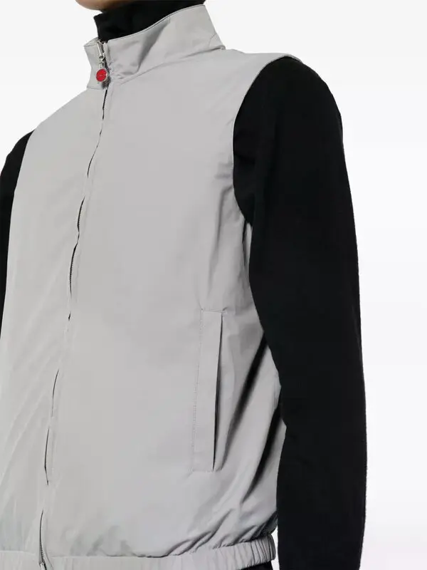 Kiton Zip-up Reversible Gilet
