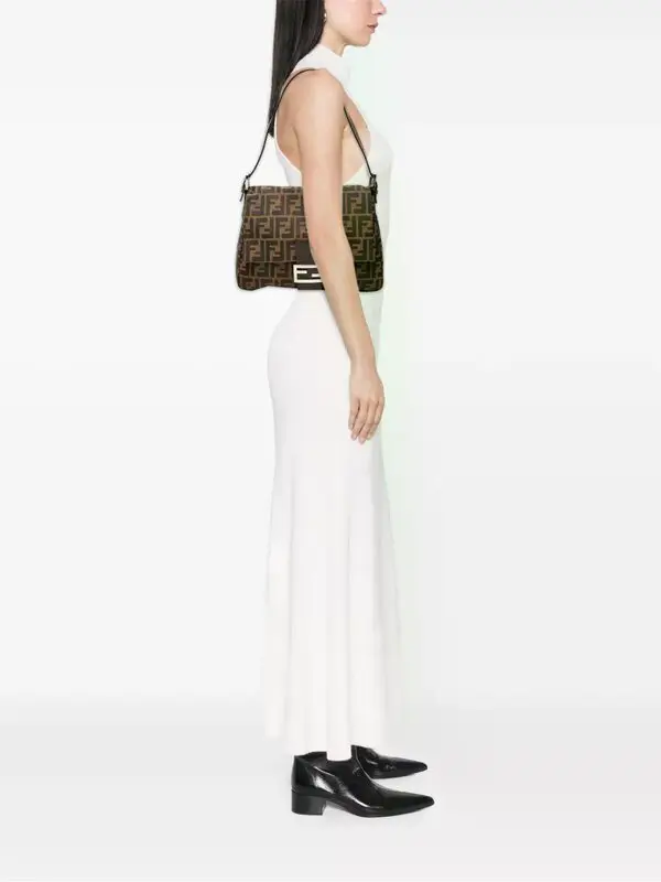 Fendi 20th Century Zucca Canvas Mamma Forever Shoulder Bag