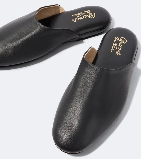 Charvet Leather Slippers